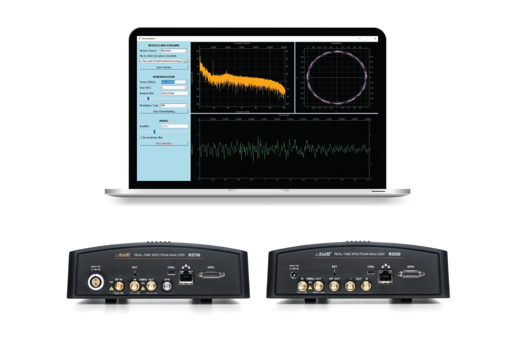 Spectrum Analysis Software - thinkRF Spectrum Analysis Software - thinkRF